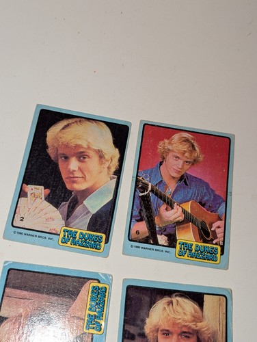 5 Vtg 1980 Donruss The Dukes of Hazzard Trading Cards Bo Duke/John ...