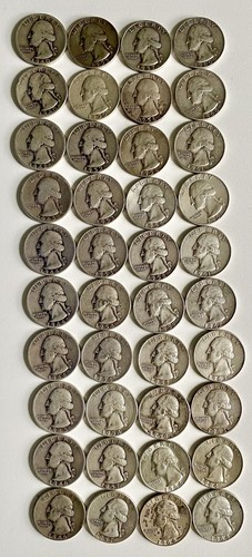 40 Washington Quarters - 90% silver 1940-1964 | eBay