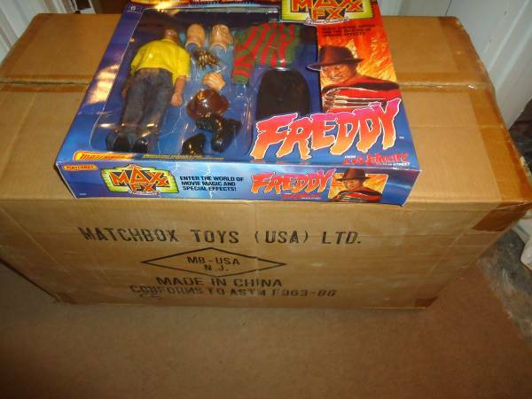 1989 Maxx FX Freddy Krueger Figure Nightmare on Elm Street 5300 ...