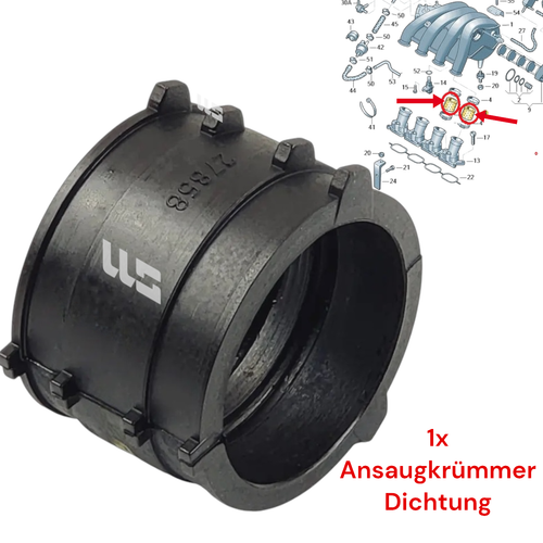 1x Ansaugkrümmer Dichtung für AUDI A4,Avant A6,Avant 1.6 1.8 2.0 ...