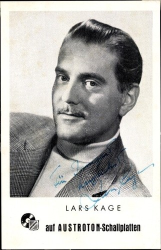 Ak Schauspieler und Sänger Lars Kage, Portrait, Autogramm - 4129338 | eBay