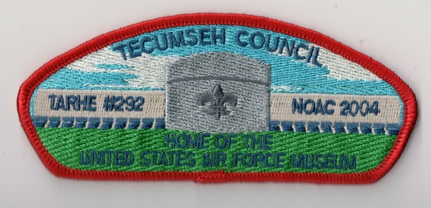 BSA, Tecumseh Council CSP, Tarhe Lodge 292, Ohio, 2004 NOAC CSP, Red Border | eBay