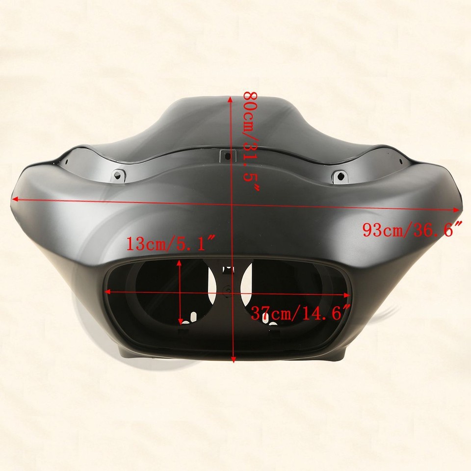 Inner Outer Fairings /5.75'' Dual Headlight Fit For Harley Road Glide ...