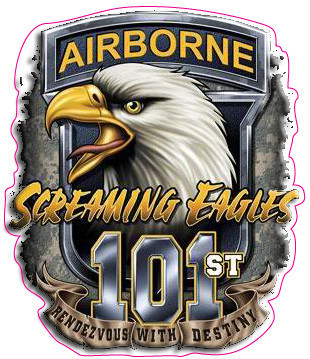U.S. Army 101st Airborne Screaming Eagles Decal | 5" | Multicolor ...