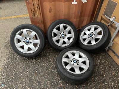 1999-2005 BMW 325i E46 Sedan 16x7 Alloy 7 Spoke One Piece Cast Steel ...