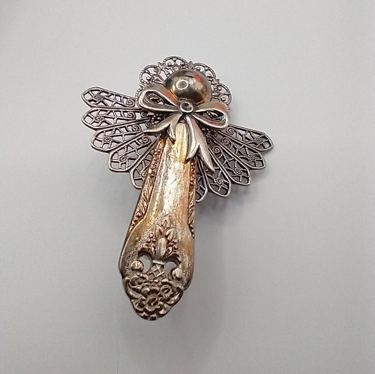 Antique Spoon Pin Lovely Lady Angel Collectable 1937 … - Gem