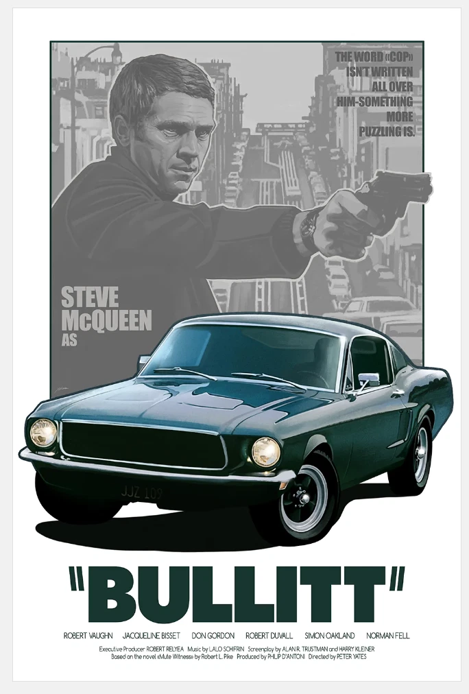 Bullitt Movie Poster