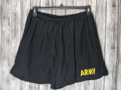 Men's Black US Army Issue Swim Trunk's Athletic Shorts Size Large | eBay