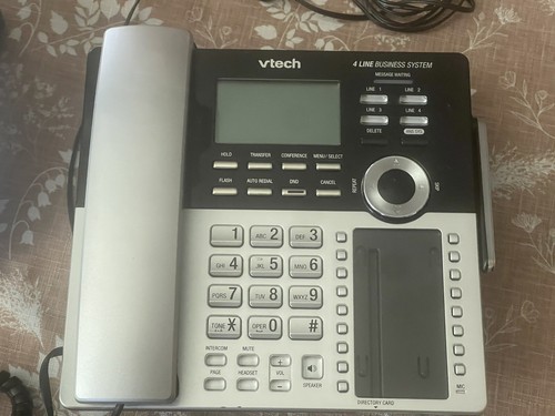 VTech CS5249 DECT 6.0 Expandable Corded/Cordless Phone with Answering ...