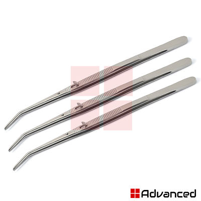 X3 Surgical Dental Self Locking Tweezer Cotton & Dressing Forceps ...