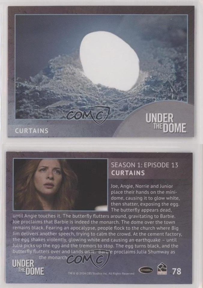 2014 Rittenhouse Under the Dome Curtains #78 g7i | eBay