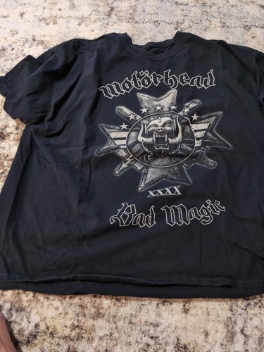Motorhead Shirt Bad Magic Tour 2015 Licensed Merchandise tee 2XL | eBay