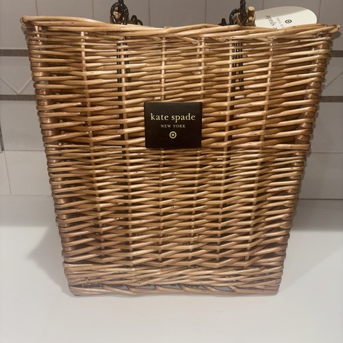 Kate Spade x Target Exclusive Woven Bicycle Basket | eBay