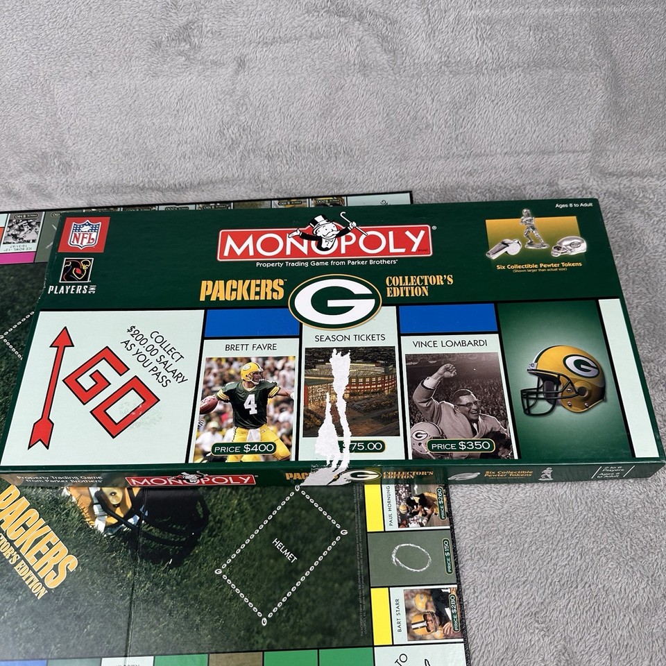 Monopoly Game Green Bay Packers Collector's Edition Board Game | eBay