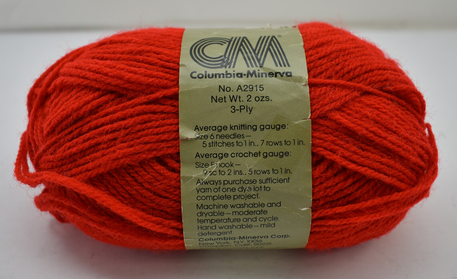 Columbia-Minerva Nantuk Sports DuPont Orlon Acrylic Yarn - 1 Skein ...