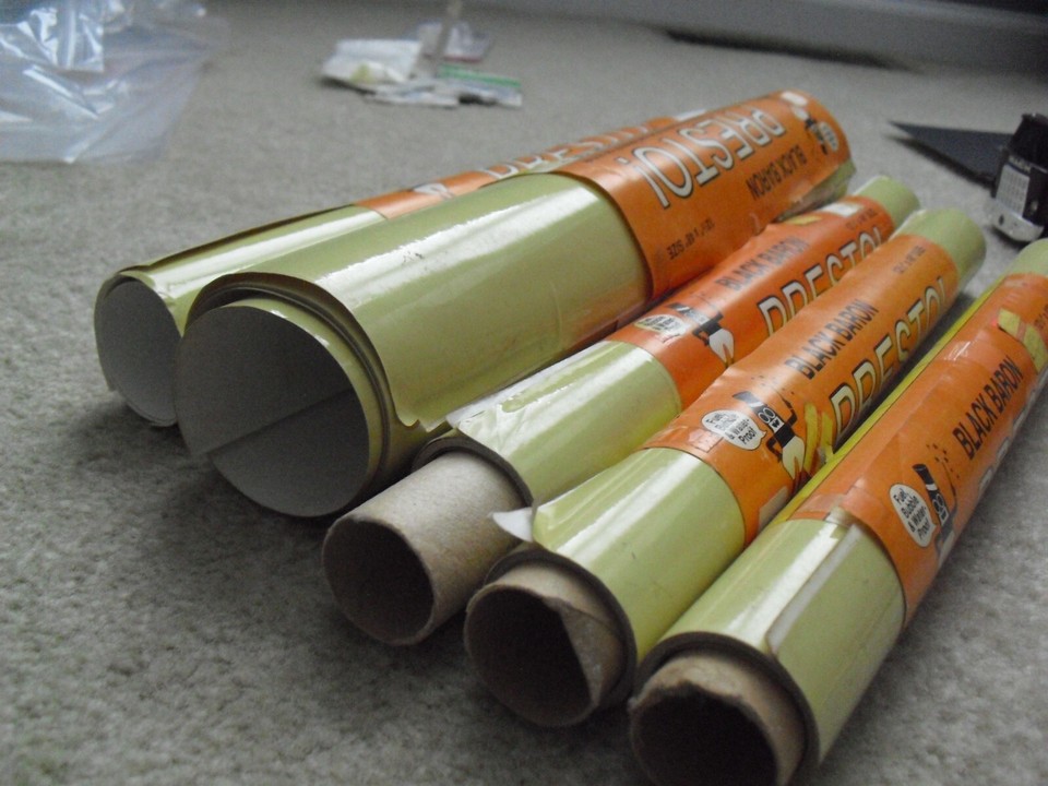Lot of 5 RC Car Airplane Coverite Presto Color Yellow Sticker Rolls ...
