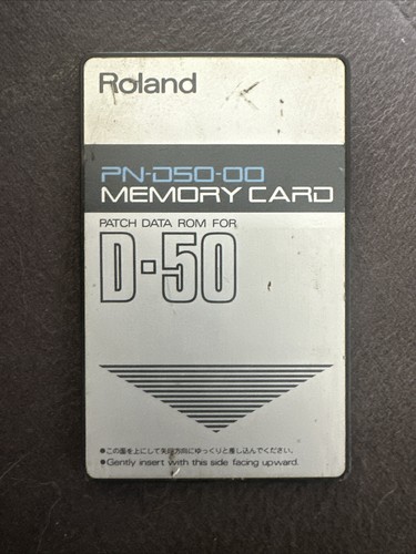 Roland PN-D50-00 Memory Card 7DE3-C Factory Patch Data Rom for D50 D ...