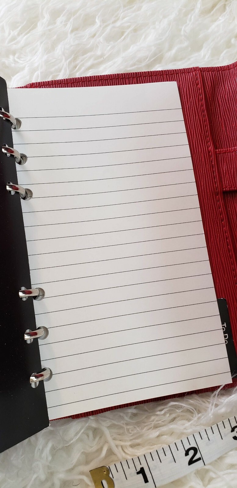 Book of Days Red Bi-fold Binder Personal Compact Plan… - Gem