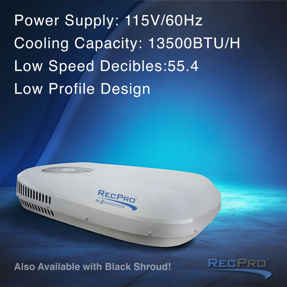 RecPro RV Air Conditioner Low Profile AC Unit 13.5K Heat Pump Non ...