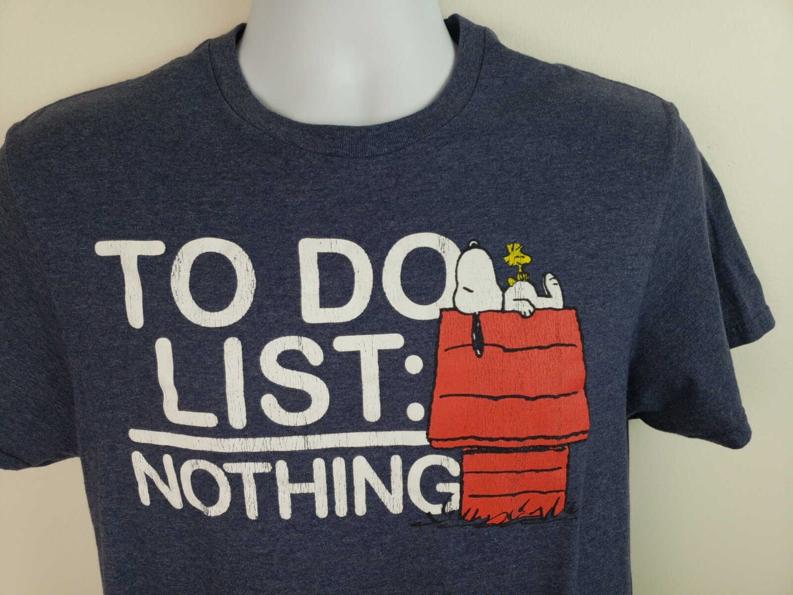 Official Peanuts Snoopy To Do List Nothing Blue Tshir… - Gem