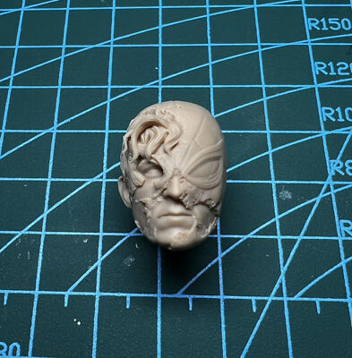 1/12 ML Size Wounded Spider-man Tom Holland Head Carved Unpainted ...