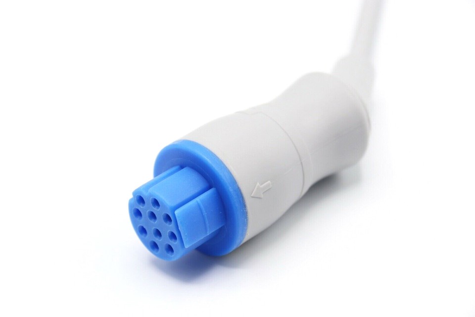 Datex Ohmeda ECG EKG Cable Cardiocap 5 10 Pin 5 Leads Snap Same Day ...