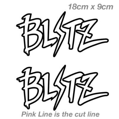 Blitz Sticker Vinyl Car JDM skyline silvia EK9 Black , Car Vinyl ...