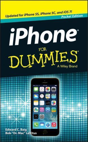 Iphone for Dummies, Pocket Edition by Baig (2013, Trade Paperback) for ...