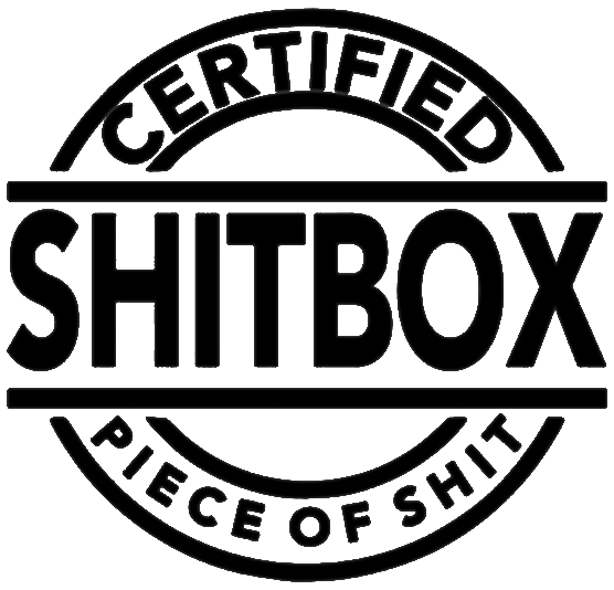 Certified SHITBOX Car Window Decal Graphic Truck Bumper Laptop Sticker ...