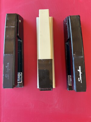 3 Vintage Staplers ALL WORKING- 2 Swingline 747 & 1 BATES 550 | eBay