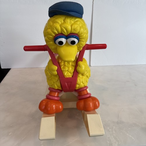 Vintage Sesame Street Baby Big Bird Rocking Horse Jim Henson 1989 ...