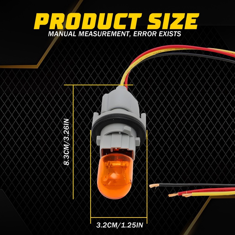 2PCS Headlight Turn Signal Bulb Socket Assembly Set 262439B91A For ...