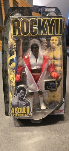 Jakks Pacific Rocky II Apollo Creed Pre Fight Action Figure NIB Sealed ...
