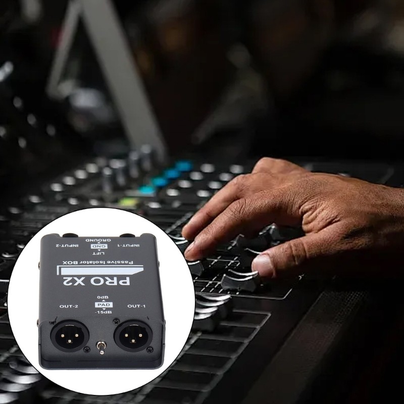 2CH Auditory Isolator Box Noise Eliminating Prevents Interferences | eBay