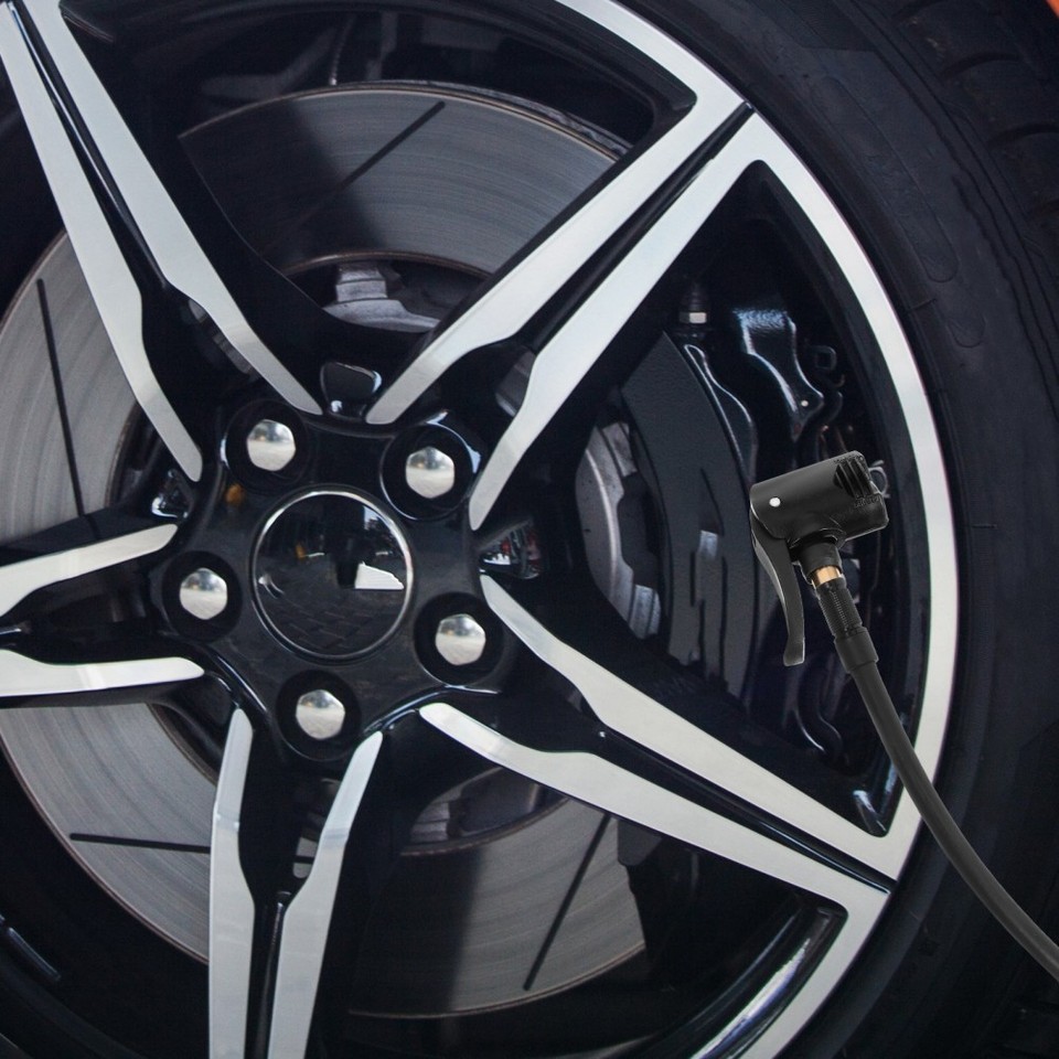 2 Pcs Brass Car Valve Adapter Motorcycle Air Chuck Tyre Inflator Thread ...