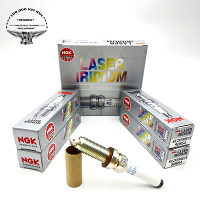 4Pcs Pre-Gapped Genuine Spark Plugs NGK Laser Iridium Resistor ...
