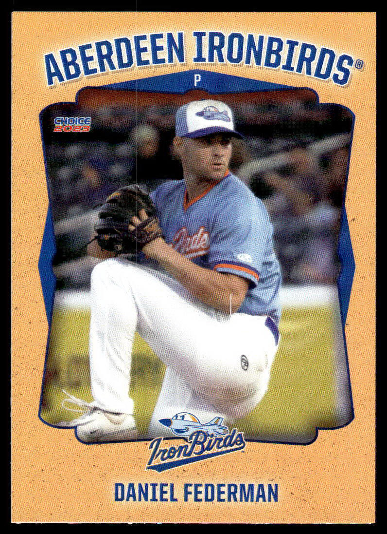 2023 Choice Daniel Federman #17 Team Card Aberdeen Ironbirds | eBay