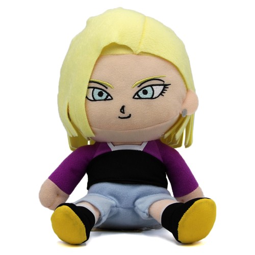 Official SITTING ANDROID 18 DragonBall Super 7 in. Plush GE ...