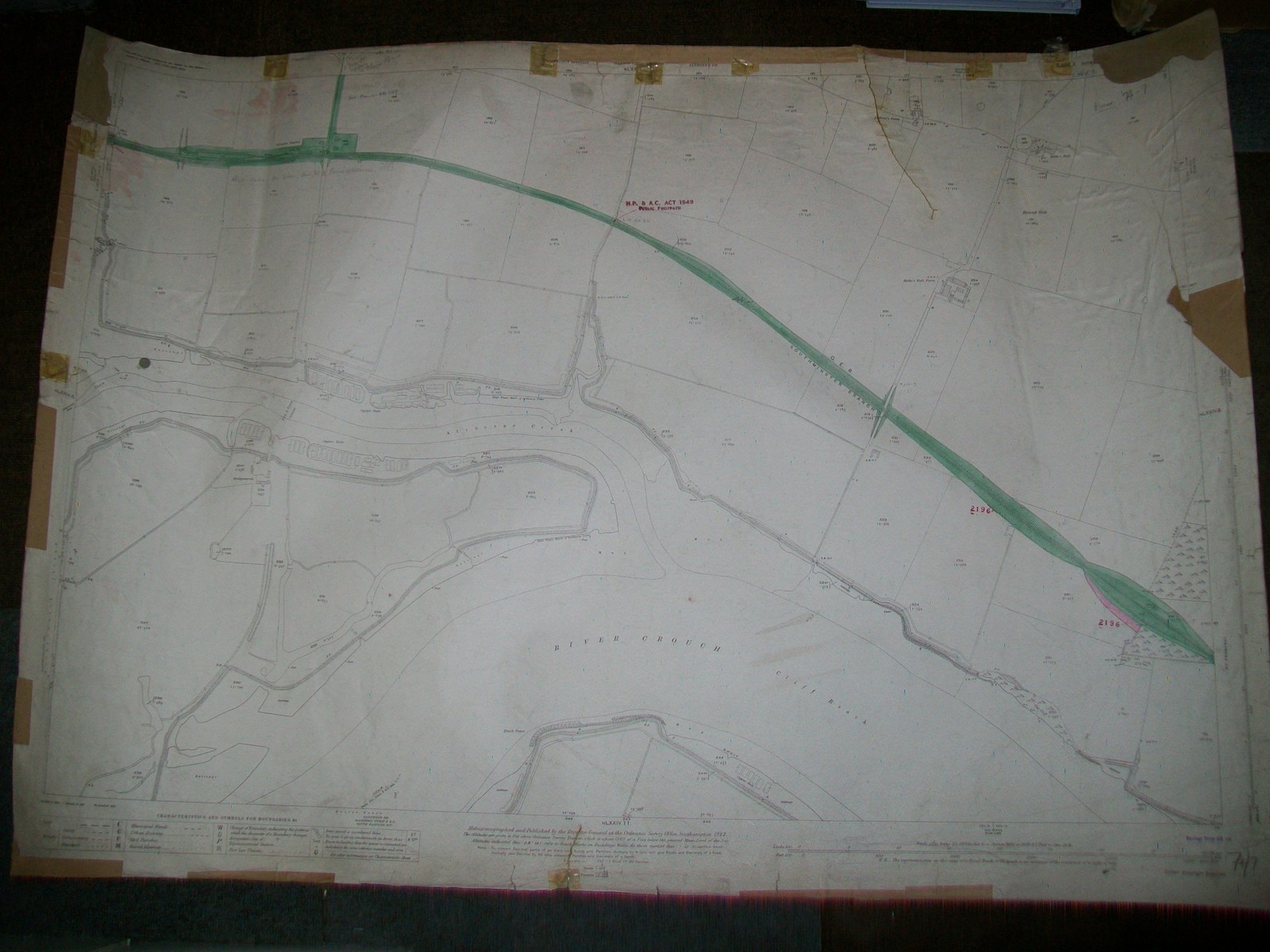 ALTHORNE STATION ESSEX ORDNANCE SURVEY MAP GREAT EASTERN RAILWAY 1922 ...