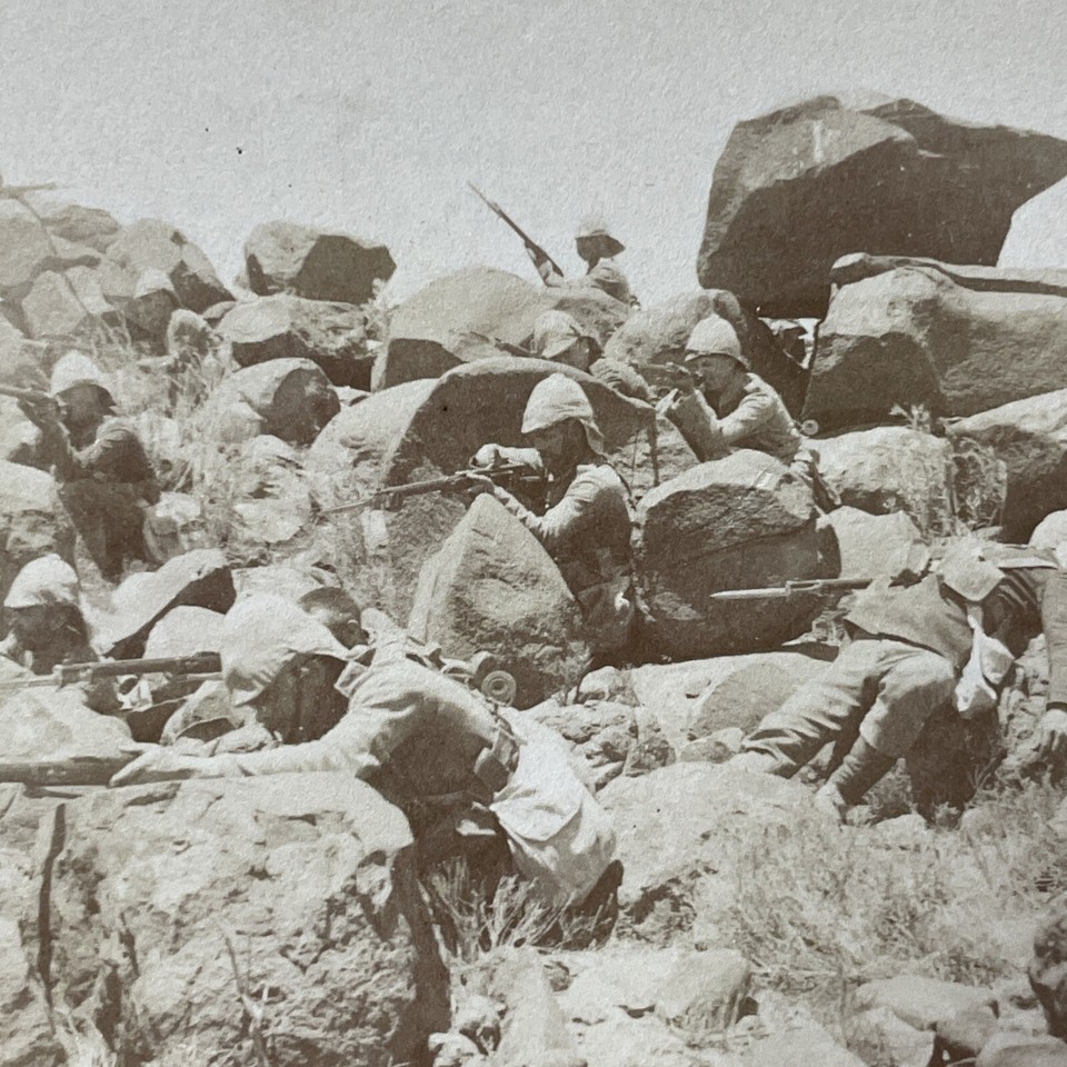 Antique 1900 Boer Soldier Shot Dead At War Stereoview Photo Card V3211 ...