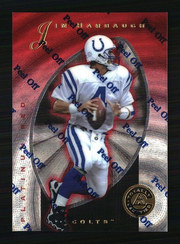 1997 PINNACLE TOTALLY CERTIFIED RED SP /4999 #36 JIM HARBAUGH | eBay