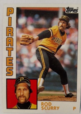 1984 Topps #69 Rod Scurry Pittsburgh Pirates | eBay