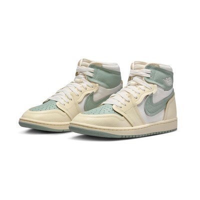 WOMENS AIR JORDAN 1 HIGH METHOD OF MAKE_LEGEND SAND/JADE FB9891-104 ...