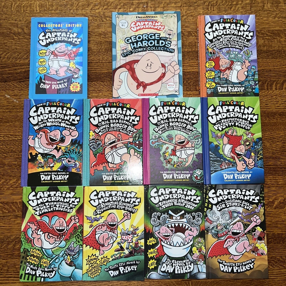 Captain Underpants All Books In Order