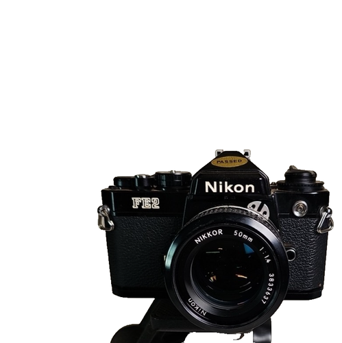 Nikon FE2 35mm SLR Film Camera FE 2 w Nikor 50mm 1:1.4 lens Tested ...