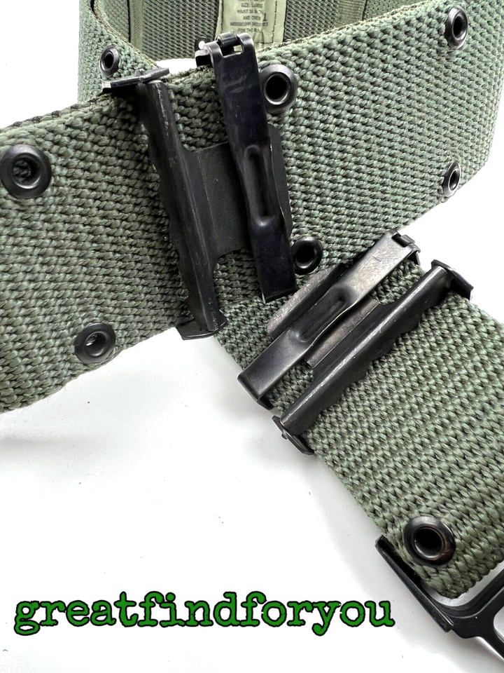 GENUINE USGI MILITARY TACTICAL ALICE PISTOL BELTS, NYLON-OD-Sz LG ...