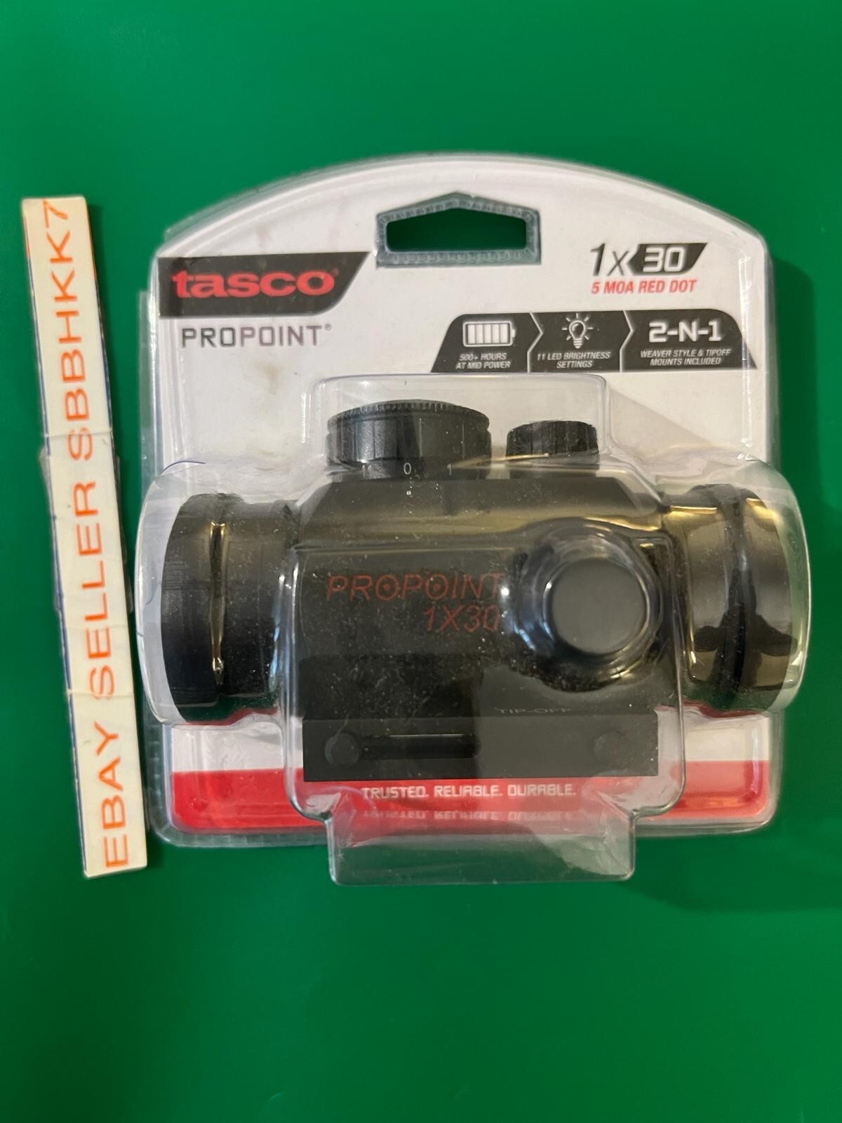 Tasco ProPoint 1x30 5 MOA Red Dot - Black (TRD130T) for sale online | eBay