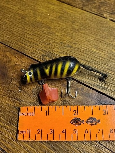 Vintage Shakespeare Genuine Swimming Mouse Wood Fishing Lure | eBay