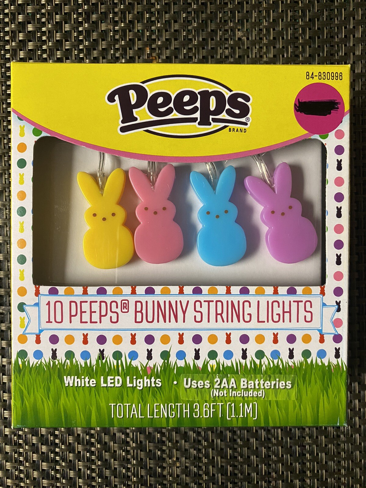 Peeps 10-Count Bunny Strings lights 3.6ft | eBay