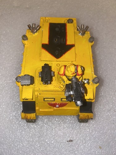 Imperial Fist Space Marine Rhino APC - Painted - Warhammer 40K | eBay